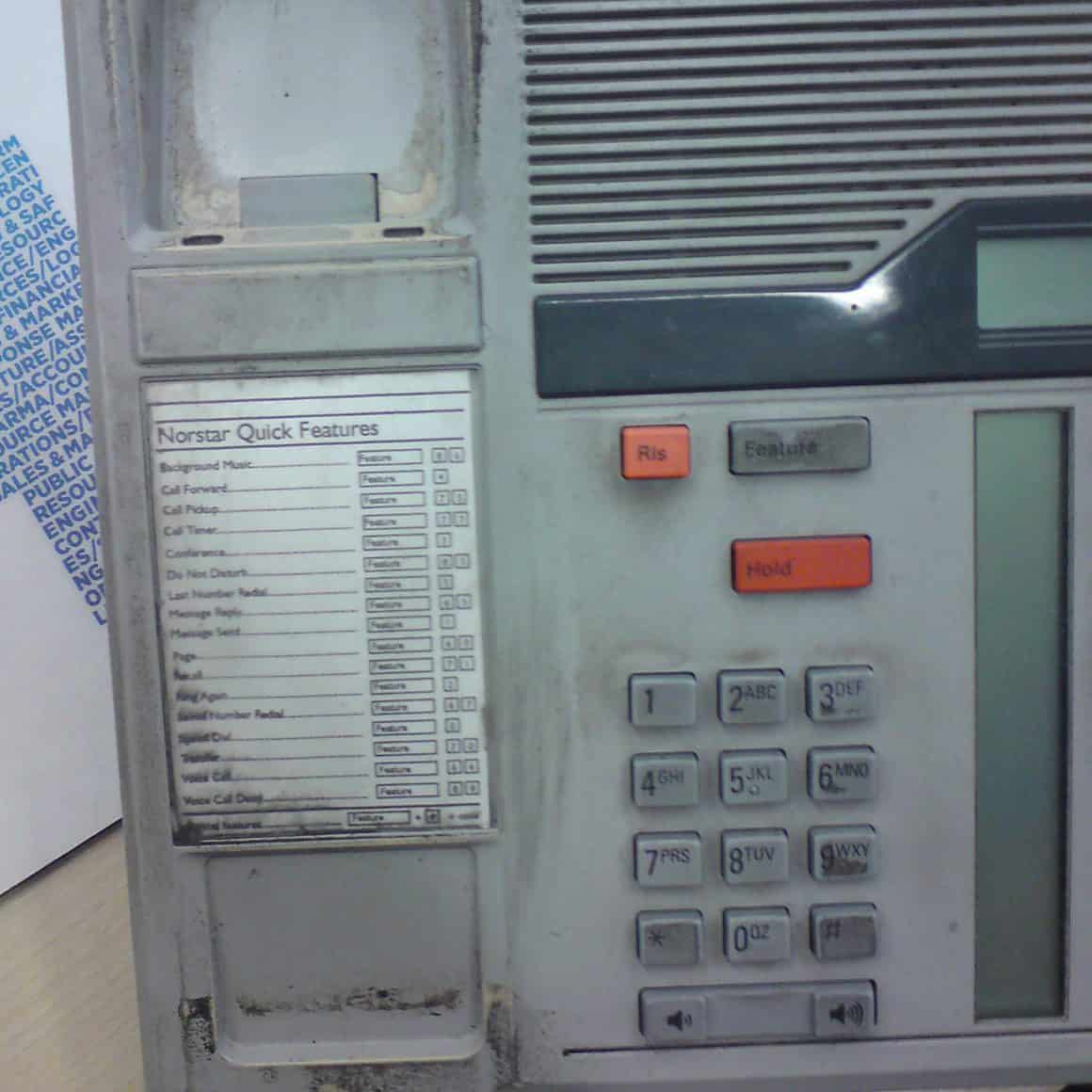 Before & After Photo: Telephone Cleaning & Computer Cleaning